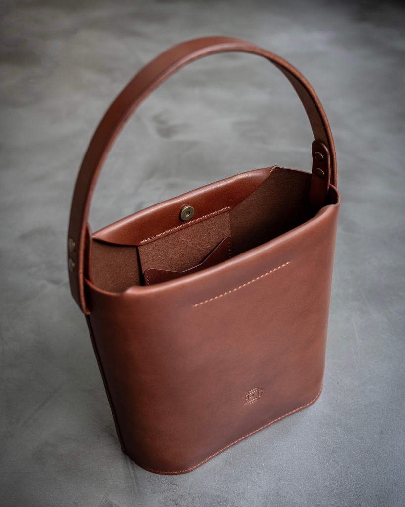 Leather Bucket Bag